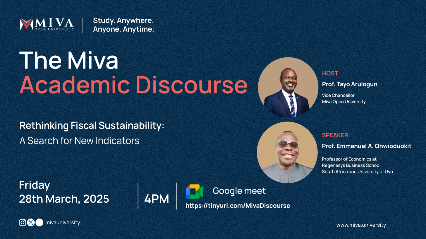 The Miva Academic Discourse – March 2025 Edition - Miva Open University