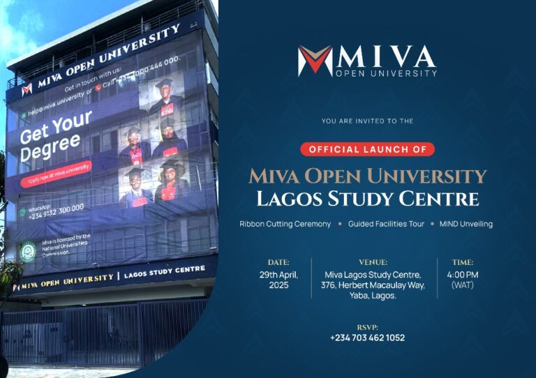 Miva Open University Is Launching its Lagos Study Centre! - Miva Open ...